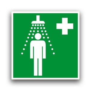 Notdusche – Rettungszeichen – SaniTrade